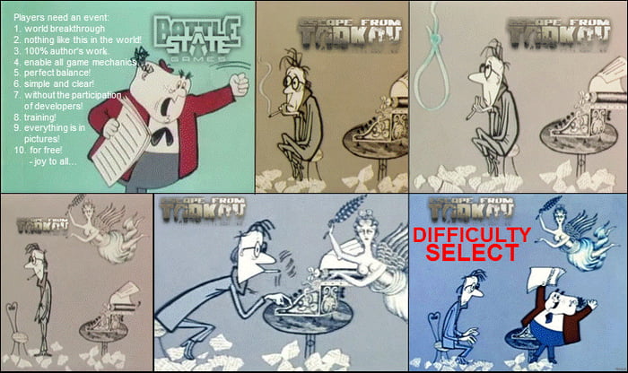 Escape from Tarkov DIFFICULTY SELECT - 9GAG