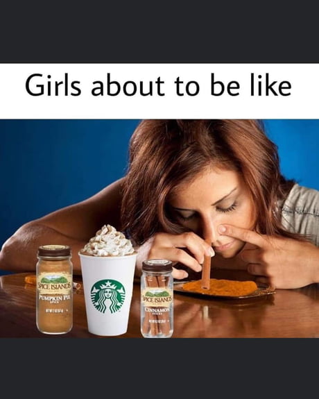 White Girl Meme Pumpkin Spice
