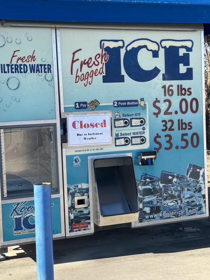 Too cold…for ice - 9GAG