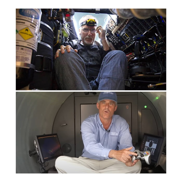The difference between the controls of James Cameron's submarine and ...