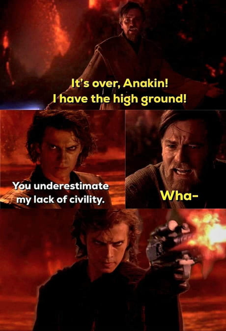 Best Funny high ground Memes - 9GAG
