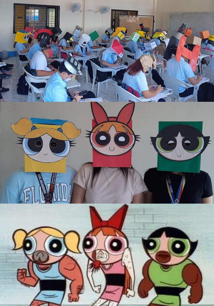 They nailed the anti-cheating helmet. - 9GAG