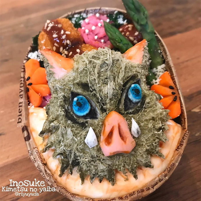 Japanese Food Artist Creates 'Demon Slayer' Bento - 9GAG