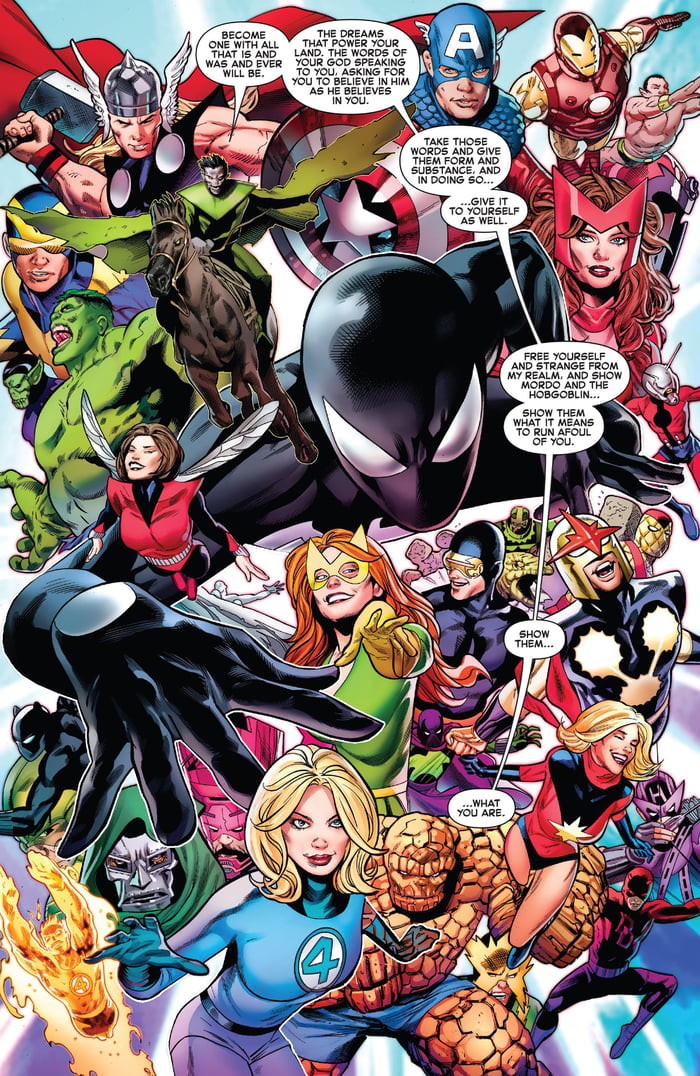 Beautiful artwork by Greg Land. (Symbiote Spider-Man: Alien Reality #5 ...