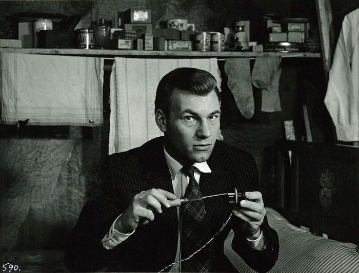 Patrick Stewart (age 20) in The Caretaker (1963) - 9GAG