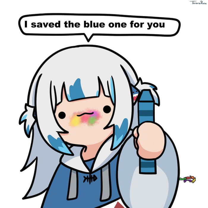 She saved the blue one just for you - 9GAG
