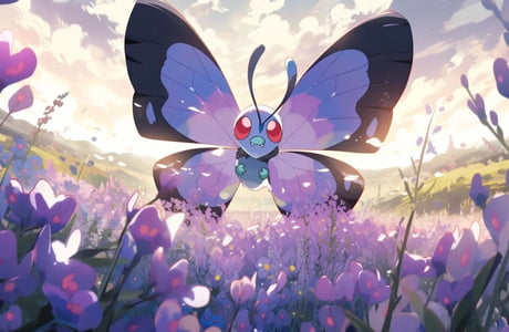 Pokemon Butterfree Wallpaper Images Butterfree By Landylachs On