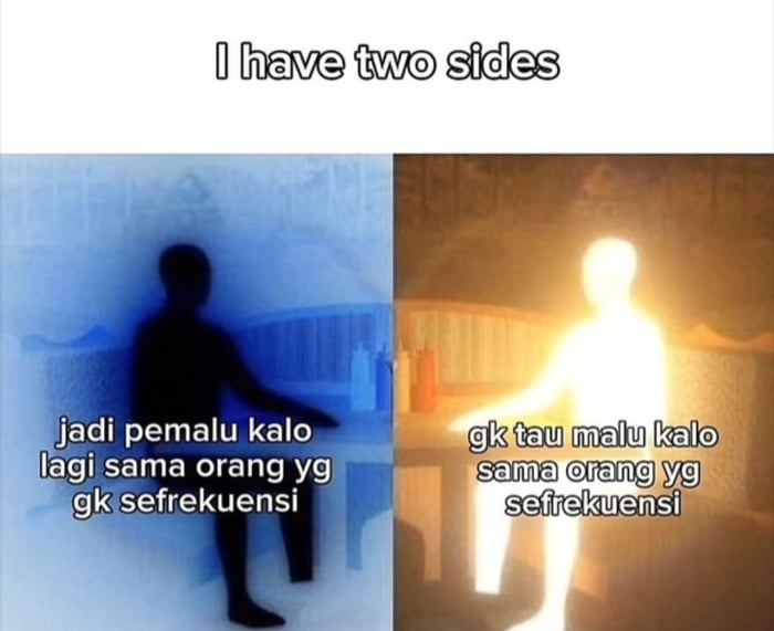 Muka dua, tiga, dan empat - 9GAG