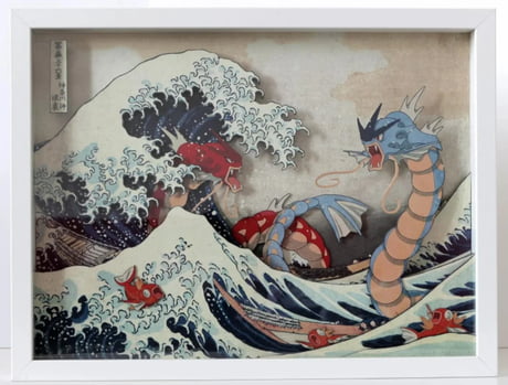 The Great Wave Off Kanagawa Parody