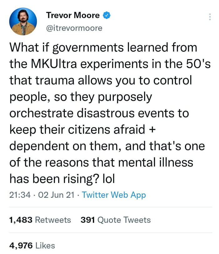 Trevor Moore unfortunately died from accidentally falling from his ...