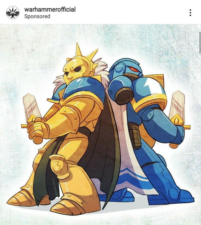 For those who say Stormcast Eternals aren't just AOS Ultrasmurfs! - 9GAG