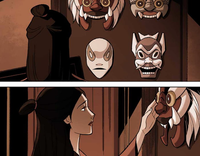 Zuko's Blue Spirit mask originally was his mother's (The Search, Part 1 ...