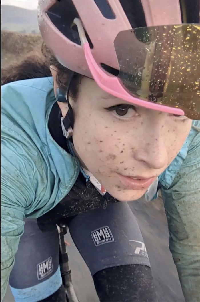 Male cyclist Cara (Cameron) Dixon won the women's category at the Dirty ...
