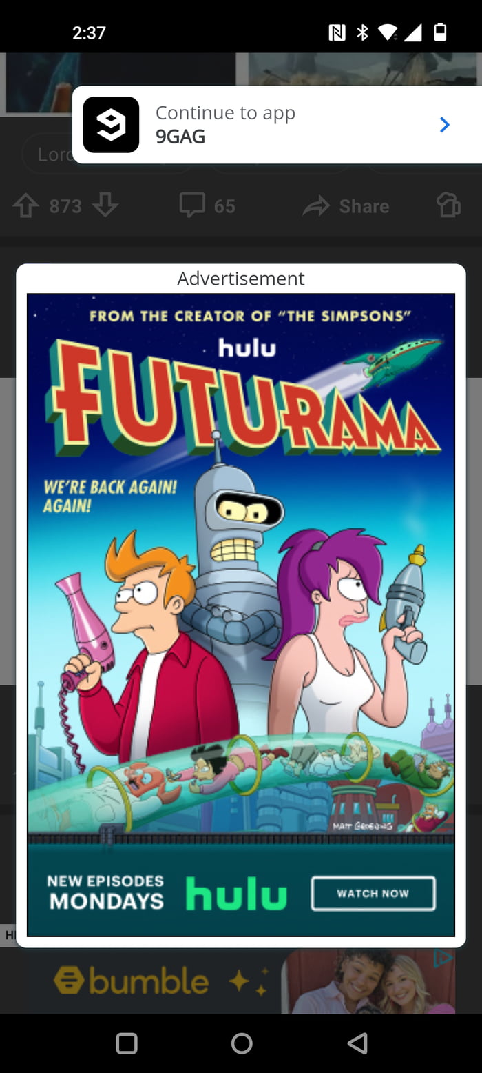 First time ever that 9gag hit me with the right kind of targeted ad - 9GAG