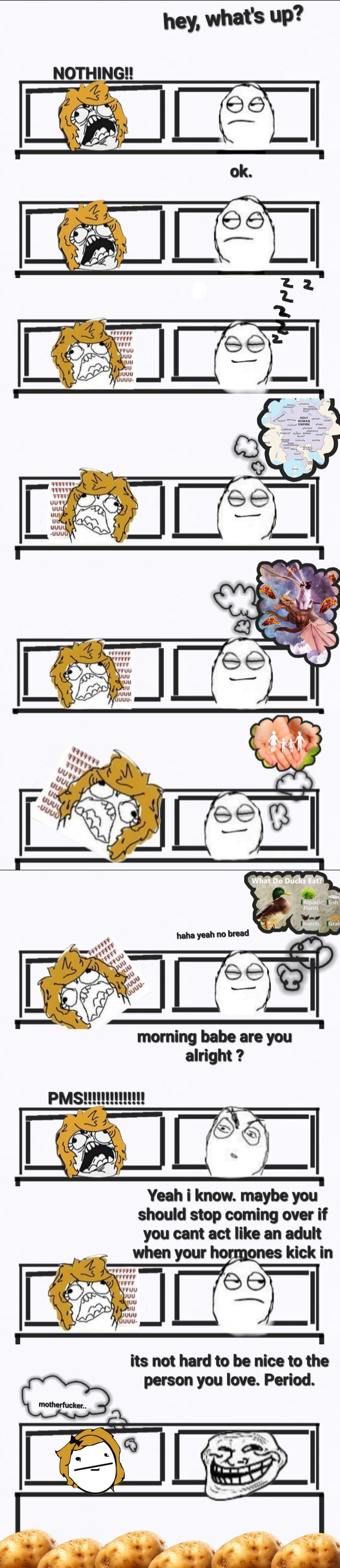 Almost as angry as she is now. I had to redact this meme to oblivion to ...