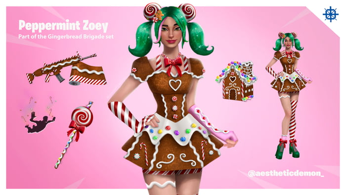 Peppermint zoey skin concept (credit to :aestheticdemon_) again - 9GAG