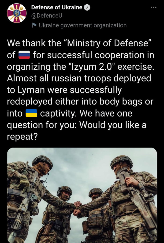 The Defense of Ukraine accout is amazing - 9GAG