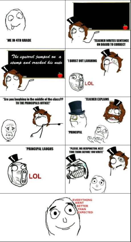 Rage Comics Middle School