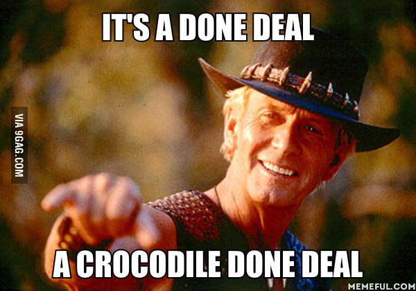 It's a done deal! - 9GAG