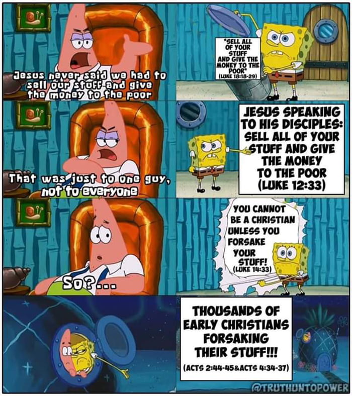 SpongeBob and Patrick argue over what you have to do in order to be a ...
