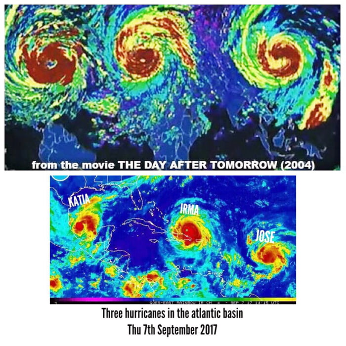 After seeing today's satellite images, the first image that popped into ...