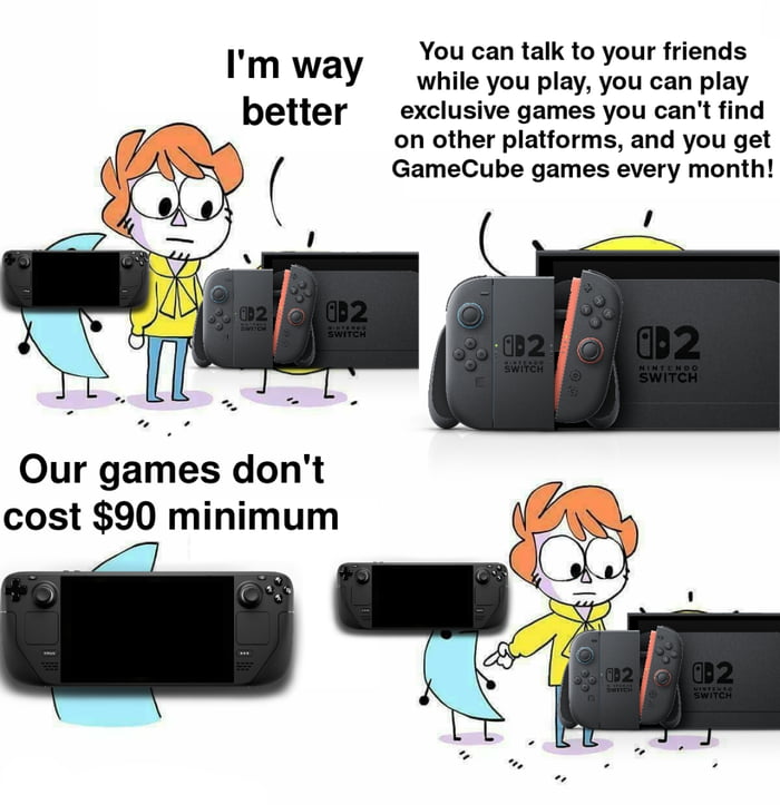 Steam does what Nintendoes and Nintendon't - 9GAG