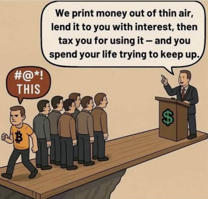 Btc vs. dollar meme - 9GAG