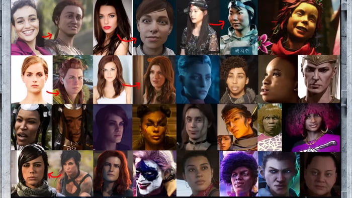 A little comp of woke character design - 9GAG