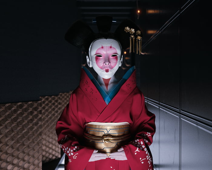 Geisha cosplay from Ghost in the shell - 9GAG