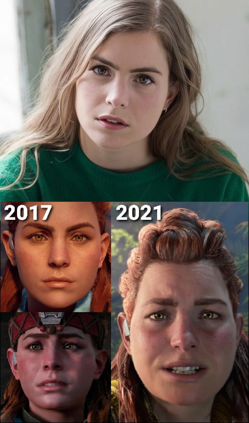 Face Model of Aloy: Hannah Hoekstra - 9GAG