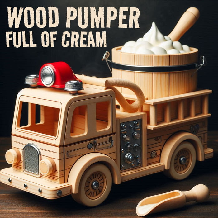 Wood pumper, full of cream - 9GAG
