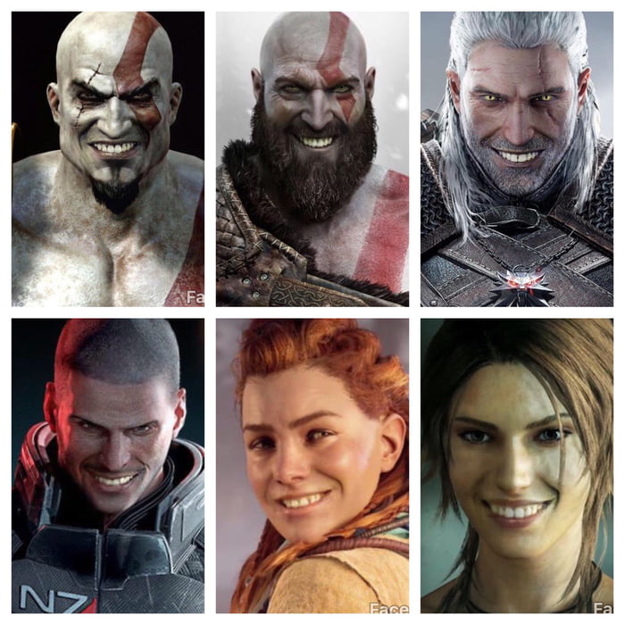 And that's why video games characters should never smile. - 9GAG