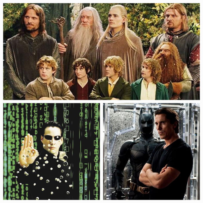 The best trilogies in history. Let's forget about matrix reborn. The Lord of the Rings is the ...