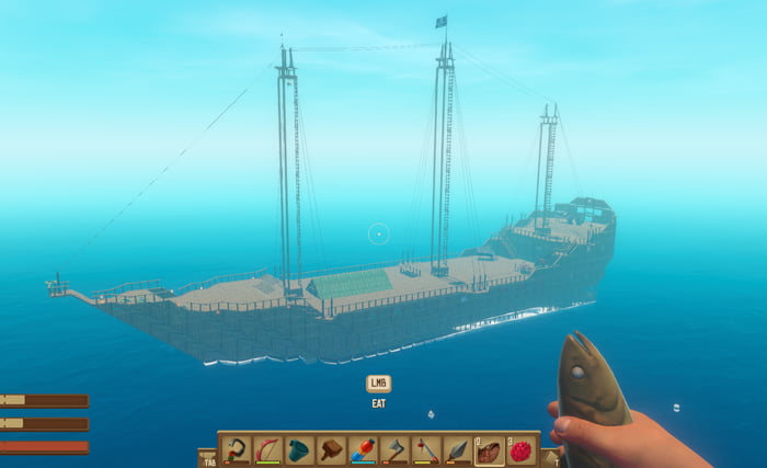 Build a boat in Raft during quarantine - 9GAG