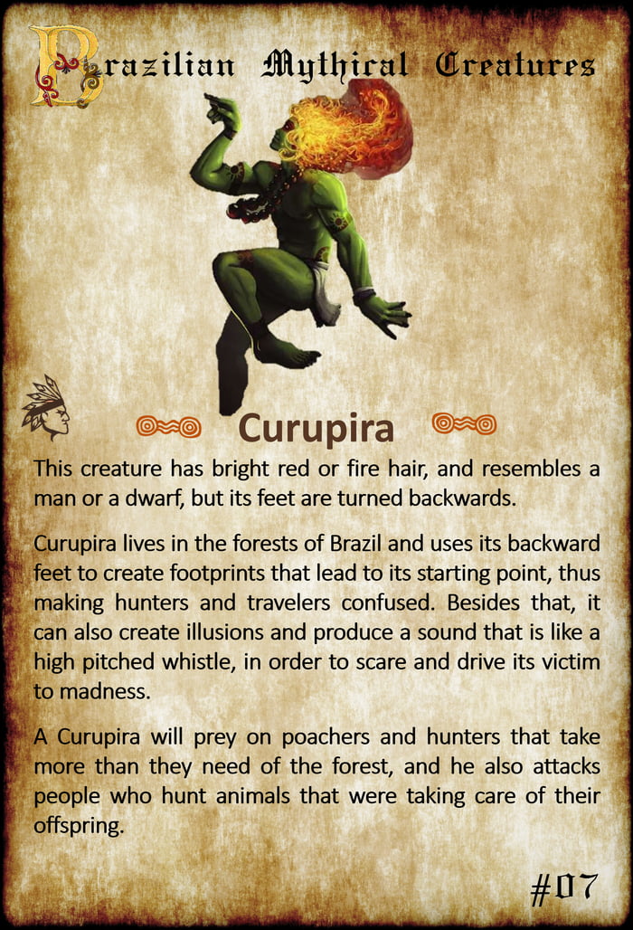 Brazilian Mythical Creatures #06 - The Curupira - 9GAG
