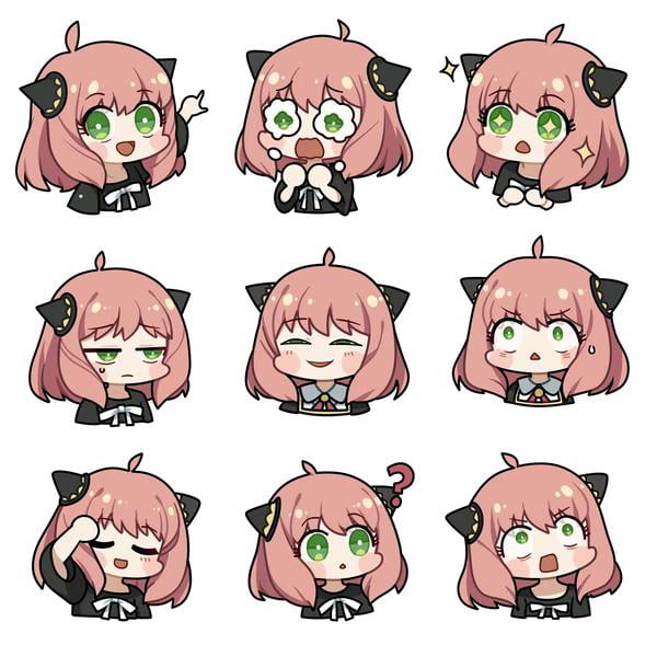 Anya expression pack - 9GAG