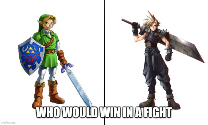Who would win in a fight? Link or Cloud - 9GAG