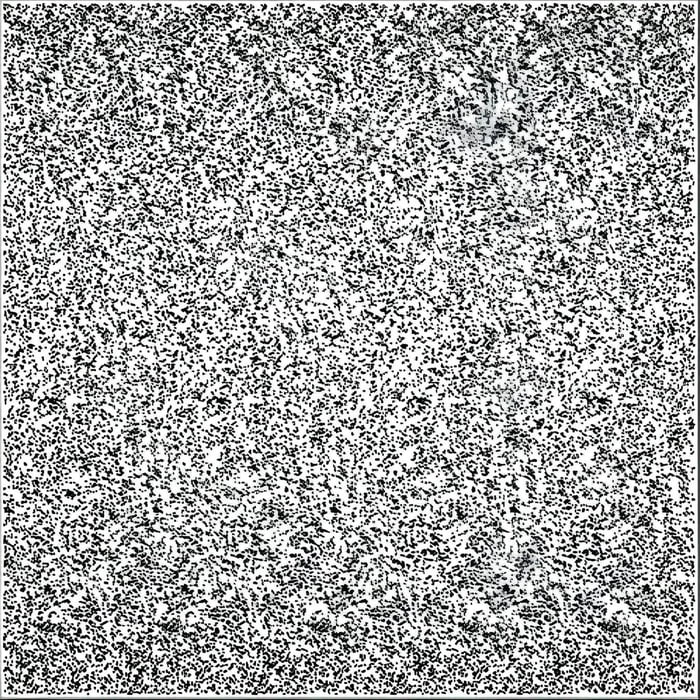 This is not plain TV static noise (come close to the screen or cross ...