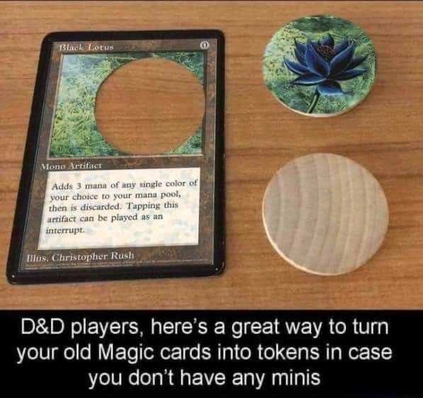 Little advice for your old Magic Card - 9GAG