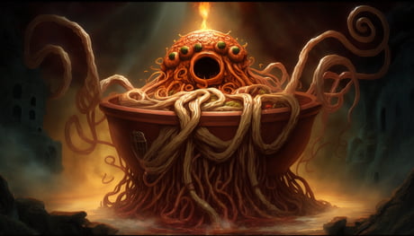 Flying Spaghetti Monster Wallpaper