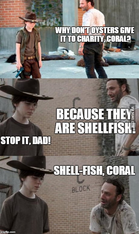 Walking Dead Meme Coral Shellfish