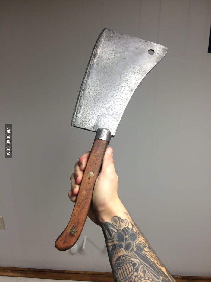 150-year-old Hog Splitter refurbished - 9GAG