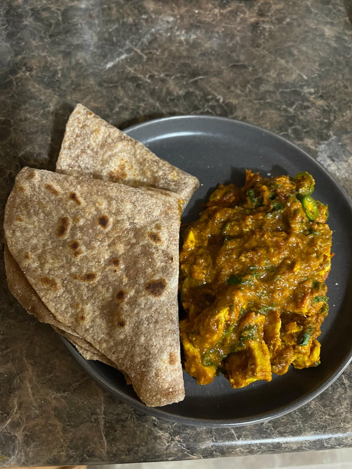 Chicken Kahari and Roti. - 9GAG