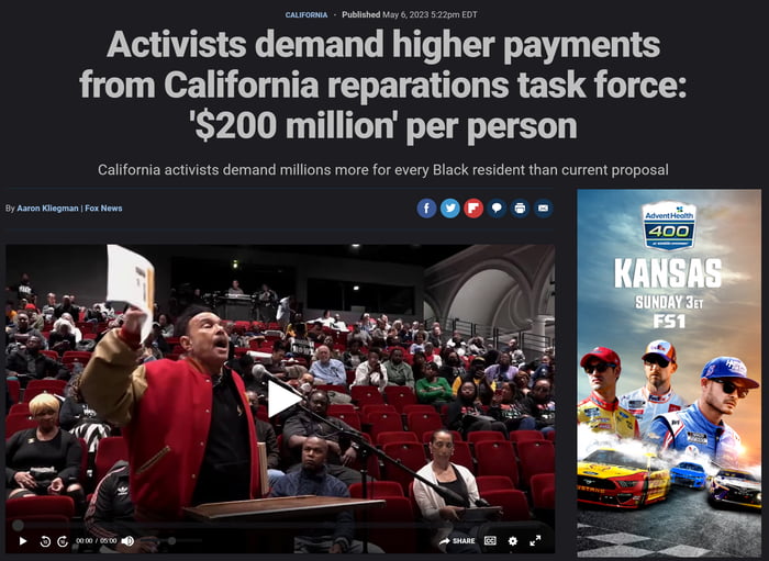 California's Reparations Task Force voted on Saturday to recommend that the state issue a formal ...