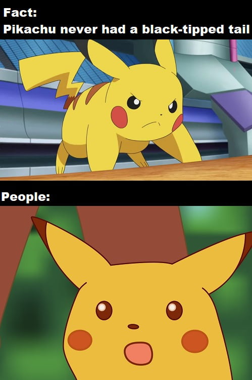 Pikachu Mandela Effect - 9GAG
