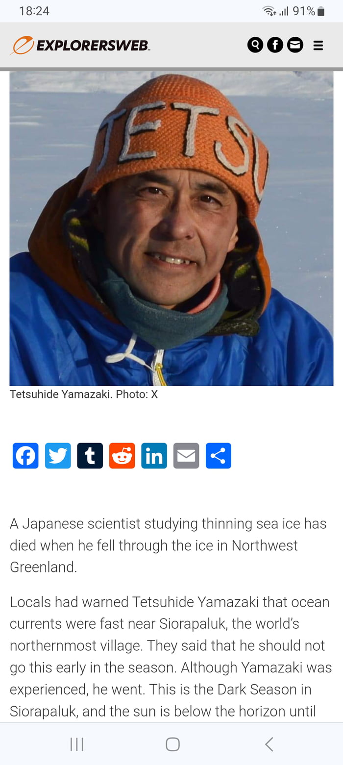 Japanese Scientist Studying Diminishing Sea Ice Fell Through Ice Pepsi Japanese Scientist Studying Diminishing Sea Ice Fell Through Ice Pepsi