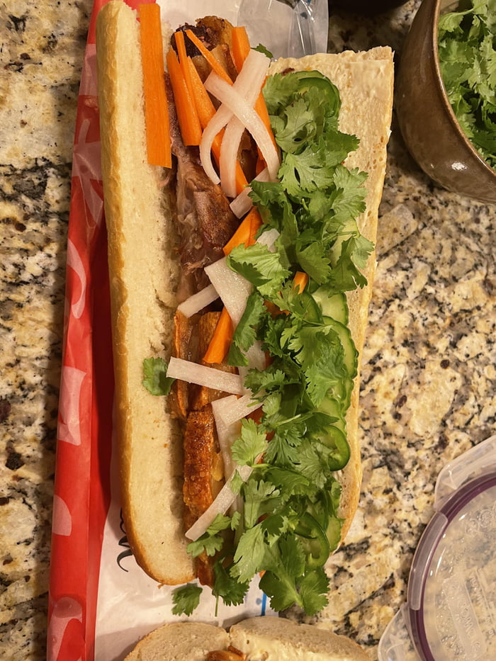 Pork Belly Bahn Mi - 9GAG