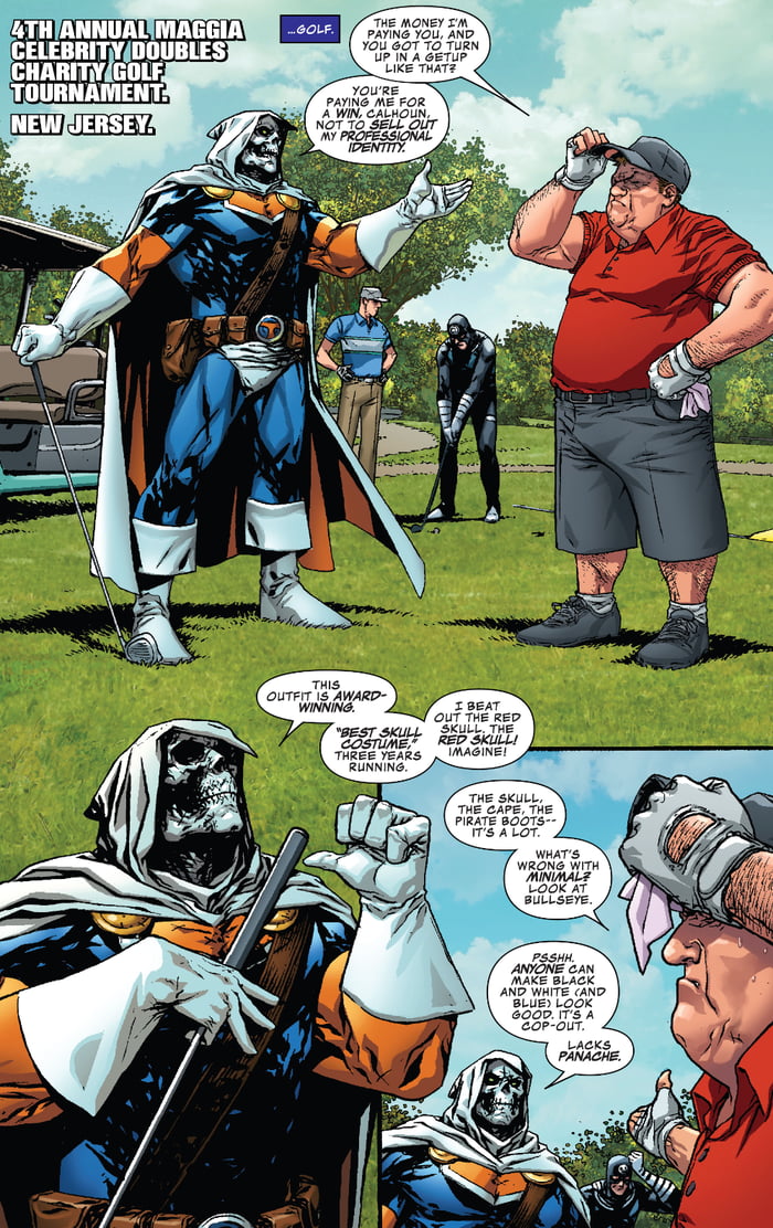 Taskmaster being hired to teach golf for the Maggia (Taskmaster #1) - 9GAG