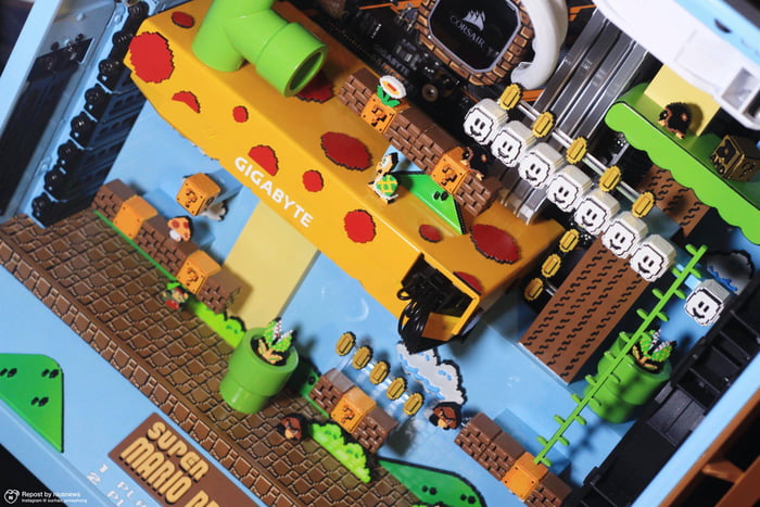 This Mario-Themed Computer Setup Brings Back Nostalgia - 9GAG