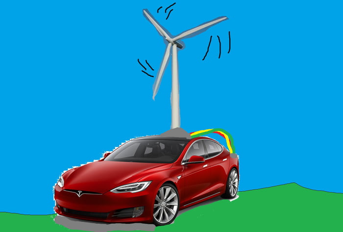 Tesla, model "infinite electrical wind power". Probably 1st working ...